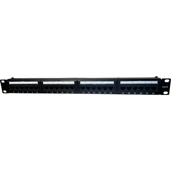 UTP ClassE Series, Cat.6 Unshielded Patch Panel, 19Inch, 1U/24P & 2U ...