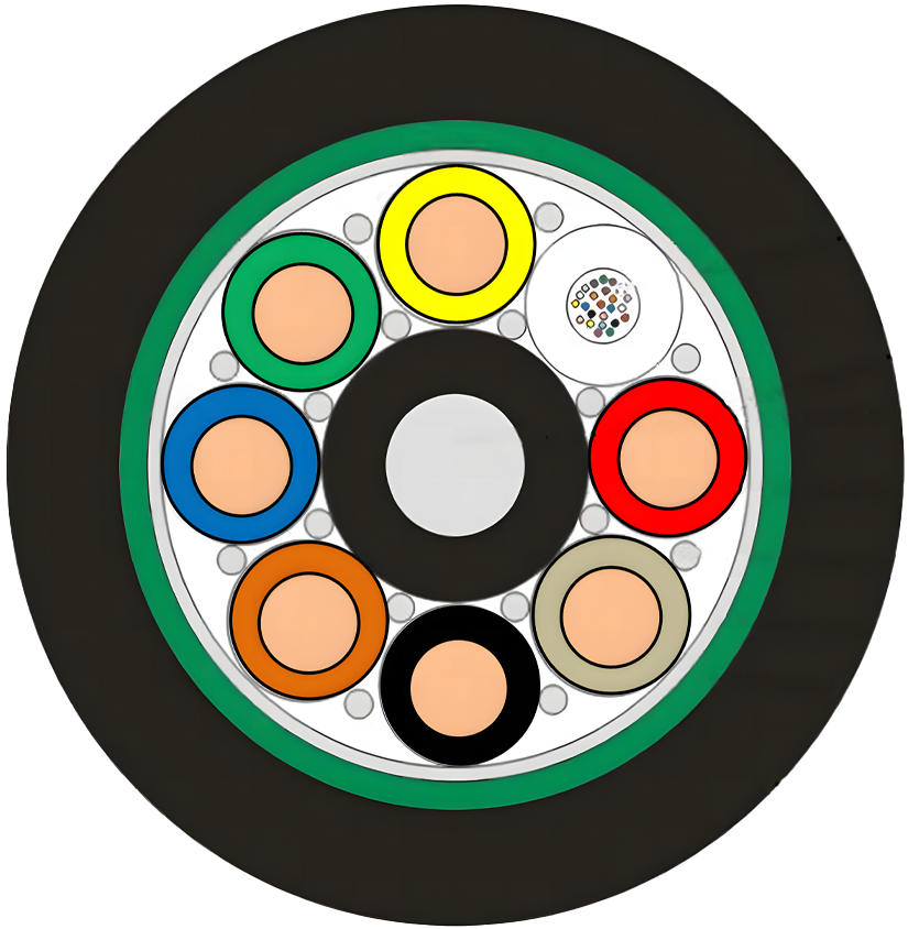 Hybrid Cable - Outdoor Armored 7×5.3 sqmm BC + 24Cores G652D SMF ...